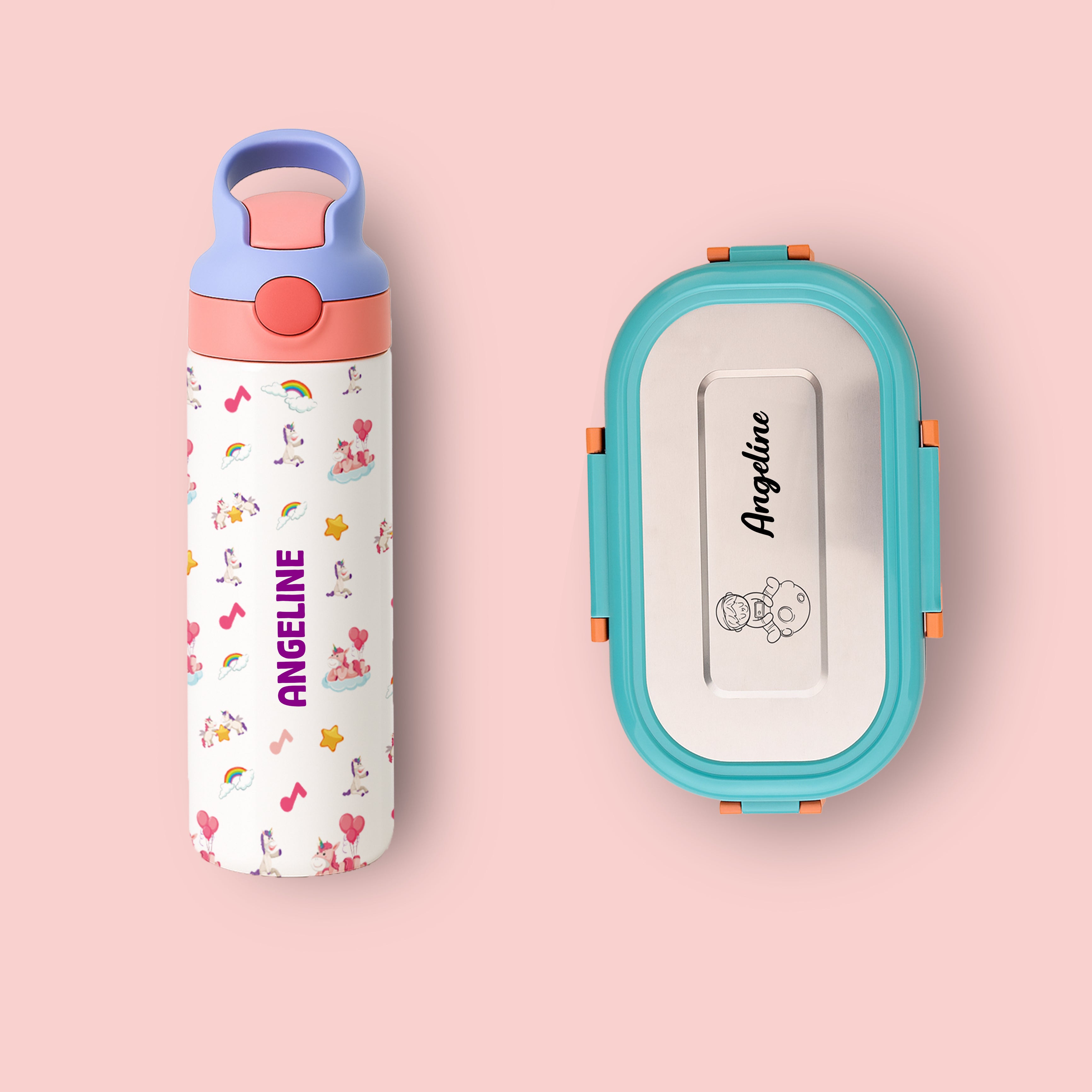 Water bottle and tiff in box combo – Tiny Tags